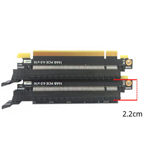 5U Gold-Finger Connector PCI Express 4.0 X16 Adapter GEN4/3 Slot IO ...
