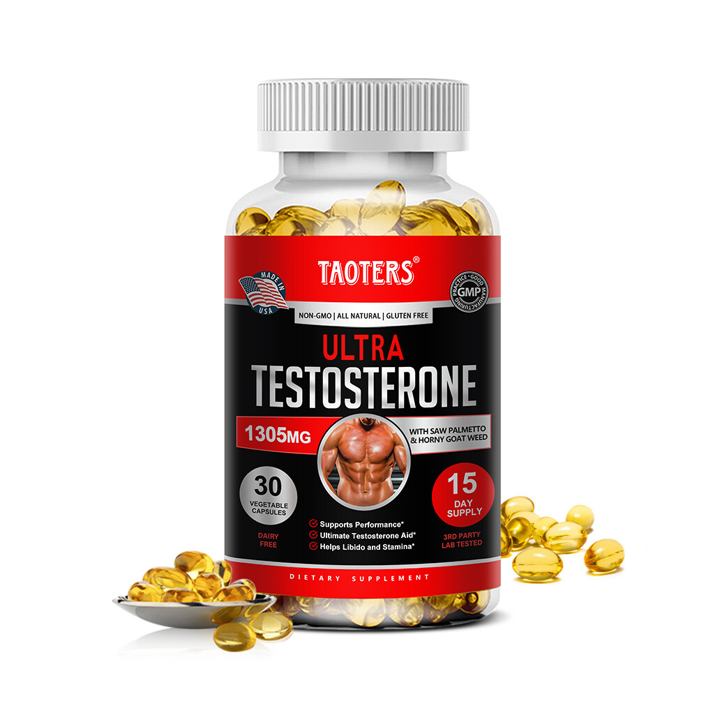 Ultra Testosterone 120 Capsules 1305mg Strong Testosterone Booster | eBay
