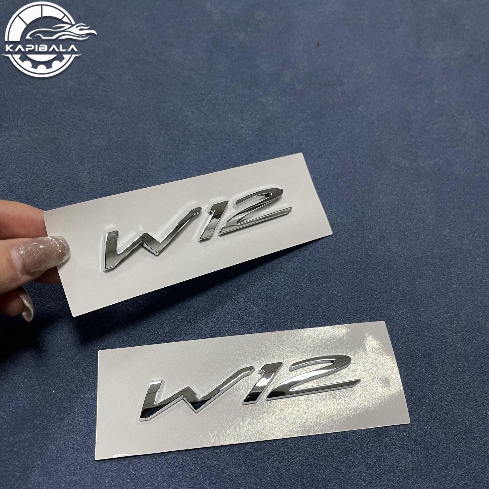 2PCS For BENTL CONTINENTAL Flying Spur GT Quarter Panel W12 BADGE ...