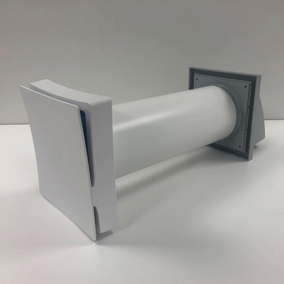Fantronix Condensation Damp Control Passive Wall Intake Vent Grille Kit ...