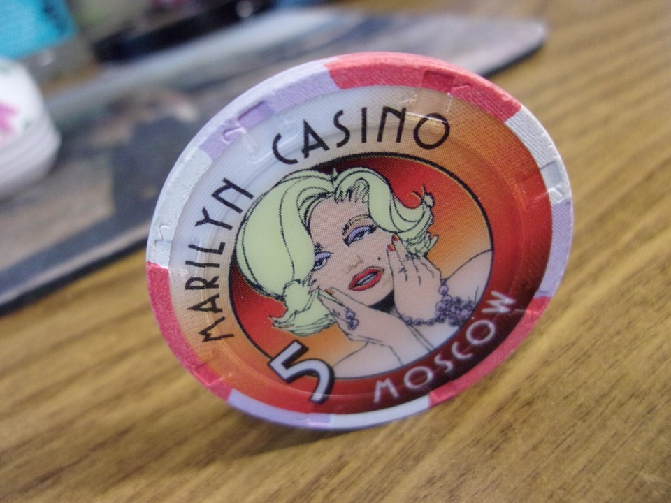 MARILYN CASINO R5 hotel casino gaming poker chip - Moscow, Russian ...