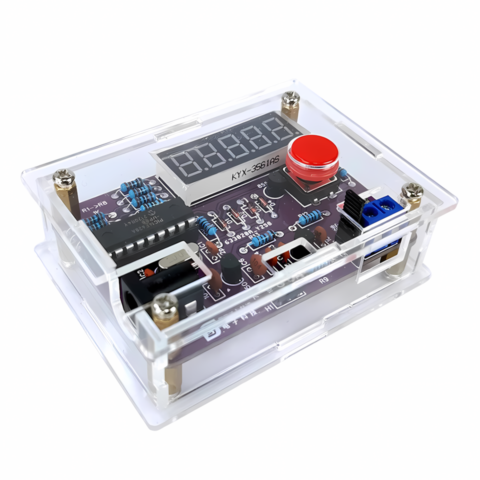 DIY 1Hz-50MHz Digital Crystal Oscillator Frequency Counter Meter w ...
