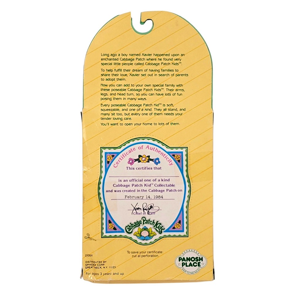 VTG 80s Cabbage Patch Kids Poseable Figure Ramsey David Boy Brunette ...