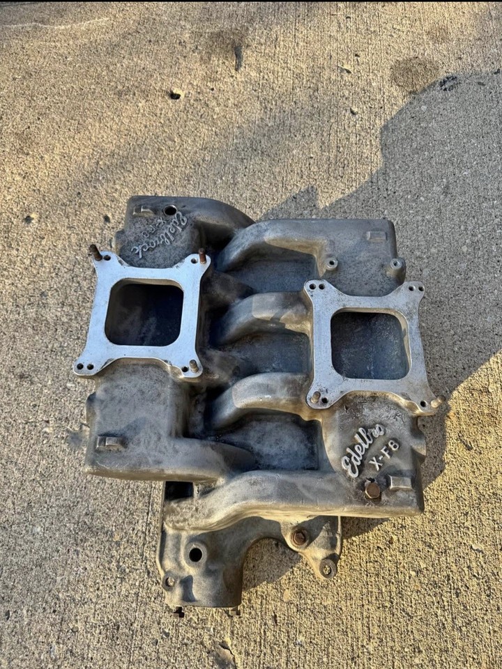 Ford 289 302 Edelbrock X-F8 Cross Ram Intake Manifold Small Block Ford ...