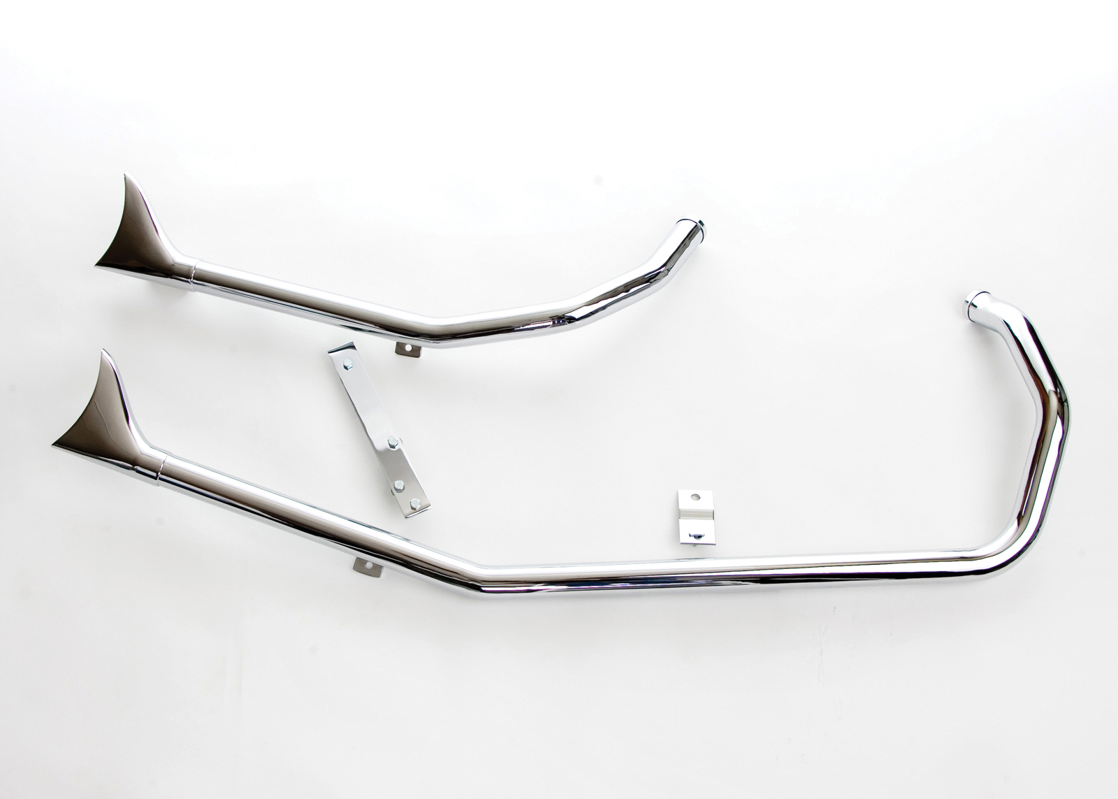 Paughco - 719-1FU - Upsweep Fishtail Drag Pipes for sale online | eBay