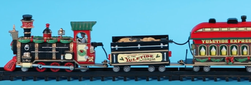 Lemax YULETIDE EXPRESS TRAIN SET 16 Pc Christmas Village Decor Sound and Light | eBay Australia