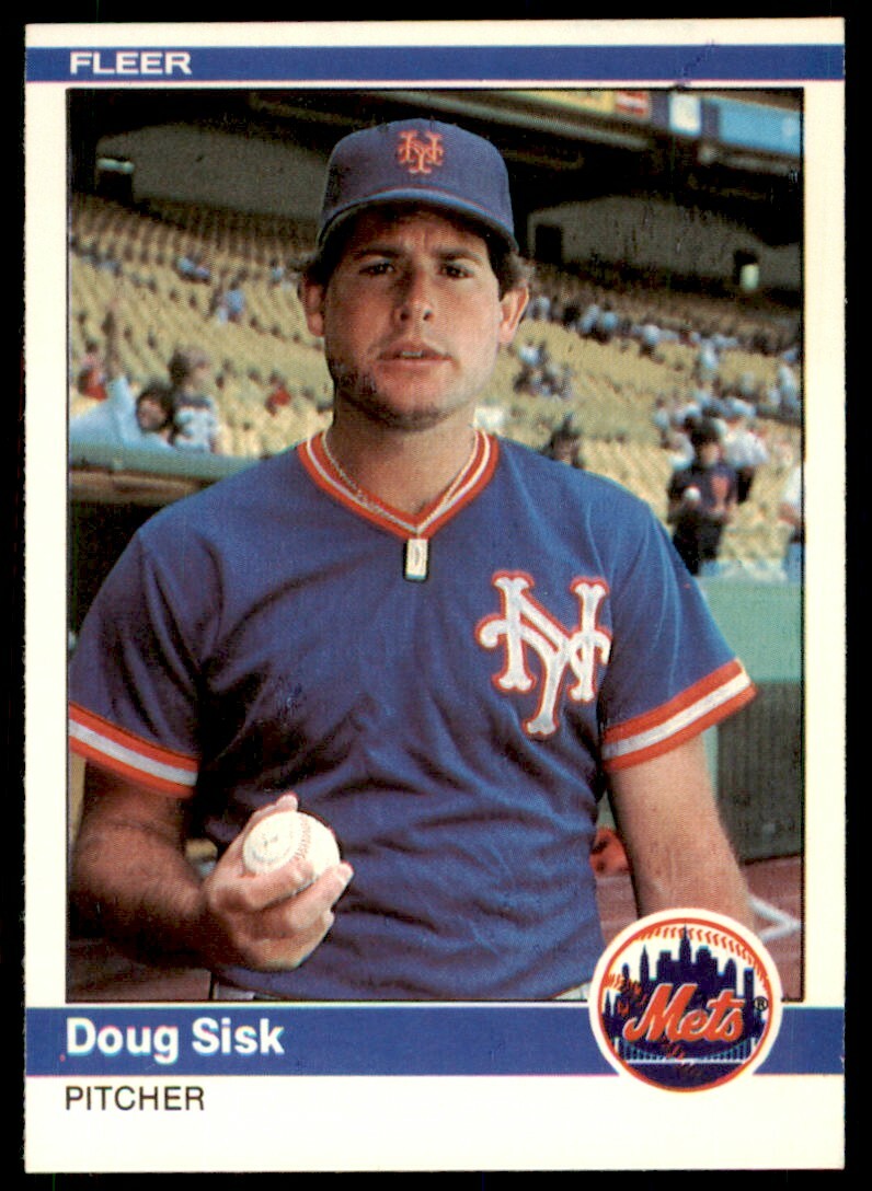 1984 Fleer Doug Sisk Rookie New York Mets #596 | eBay
