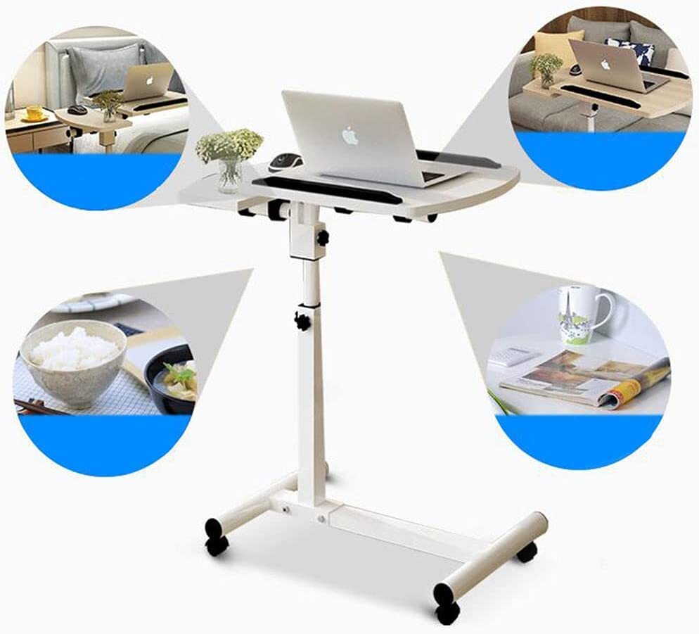 Tavolo Scrivania Porta Pc Computer Regolabile Tavolino Letto Divano con ...