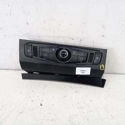 AUDI Q5 HEATER/AC CONTROLS SINGLE ZONE CLIMATE CONTROL, 8R, NON HEATED ...