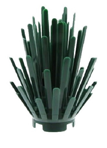 ☀️LEGO NEW X10 DARK GREEN Prickly Bush Plants / Dead / Dried Shrubs ...