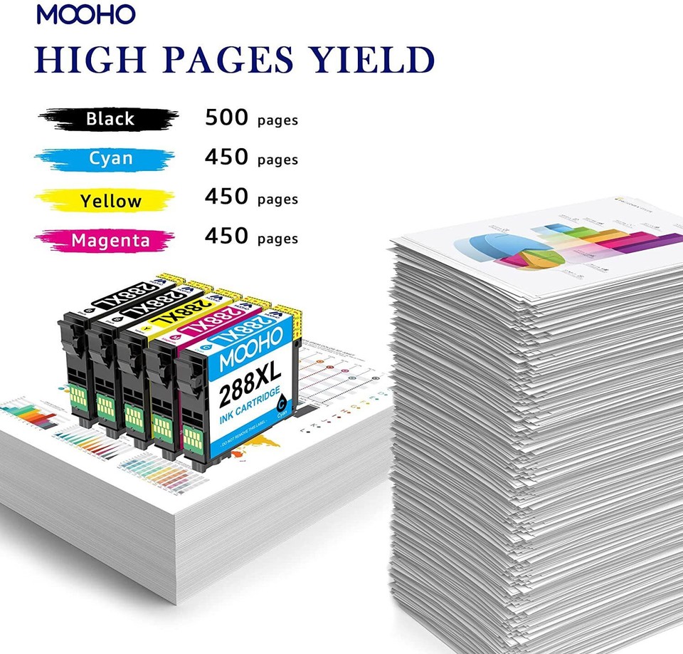 Ink Cartridge compatible for Epson 288XL Expression home XP-430 XP-440 ...