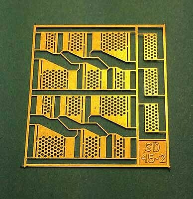 A Line Products 29248 HO Scale Brass Diesel Steps For Railpower Shells ...