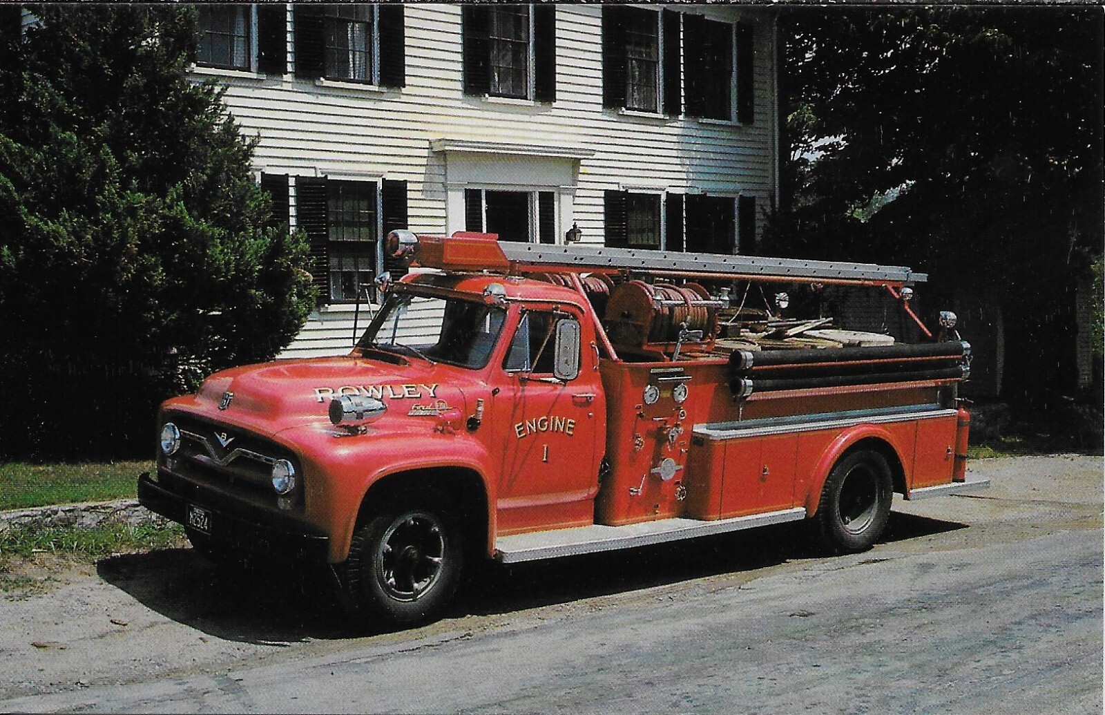 NICE FIRE ENGINE!! Rowley Civil Defense Engine No One Ford/Wood ...