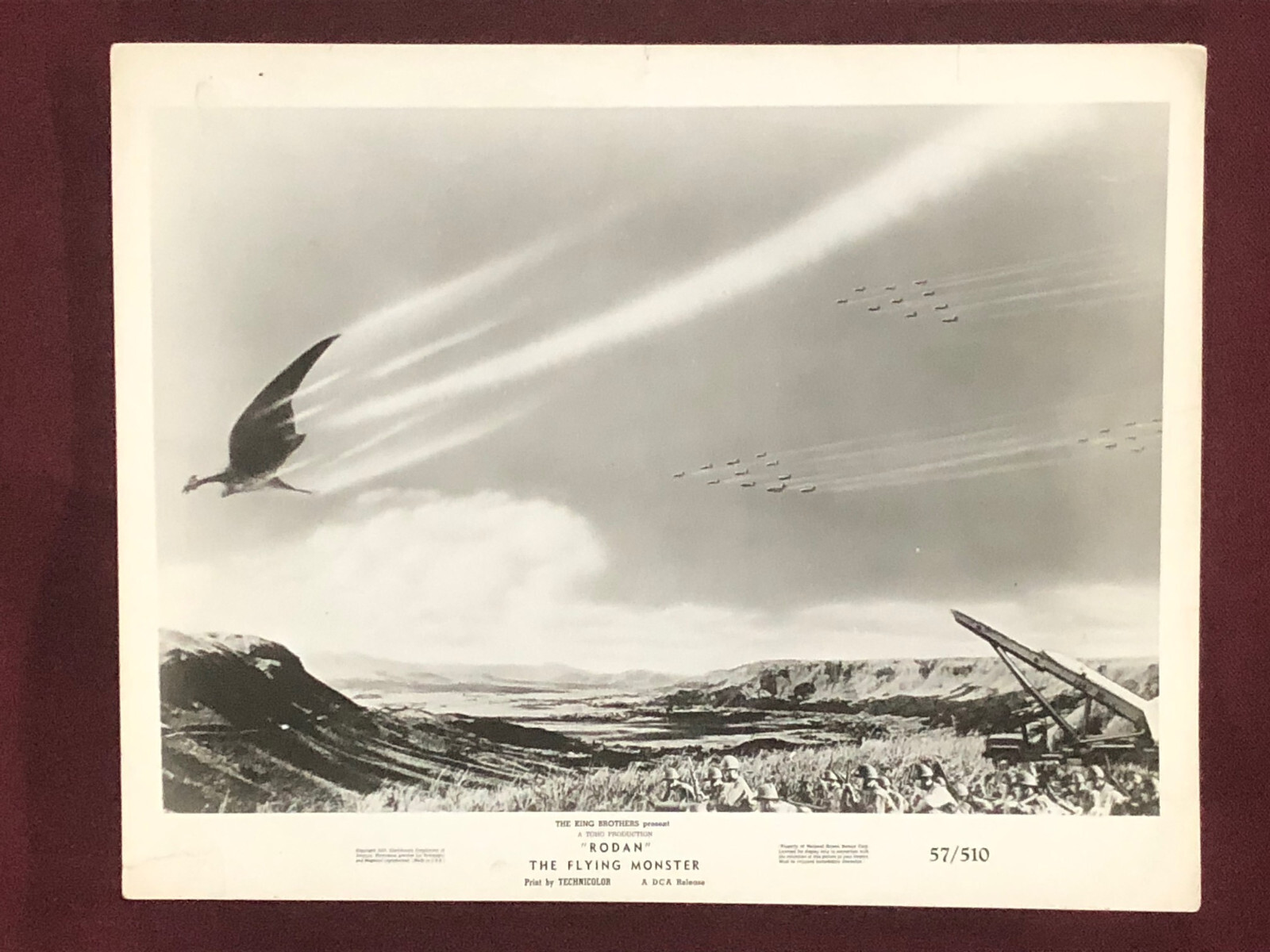 RODAN ORIGINAL MOVIE PHOTO STILL 1957 GODZILLA KAIJU 8 | eBay