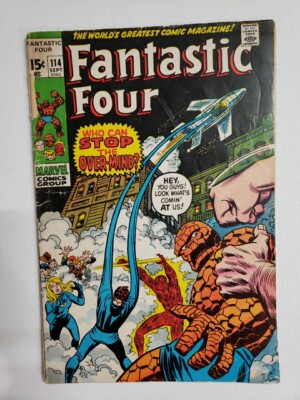 Fantastic Four #114 Marvel 1971 1st App Of Overmind | eBay