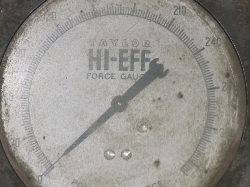 Tayor Hi-EFF Hydra Gauge Dynamometer Dyno Tractor PTO | eBay