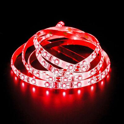 5m (500cm) Barra a LED strip 24V Rosso IP65 300LEDs 60LED/m SMD2835 | eBay