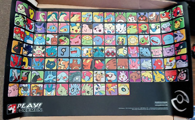 New Pokémon Professor Program Playmat Generation 2 Johto | eBay