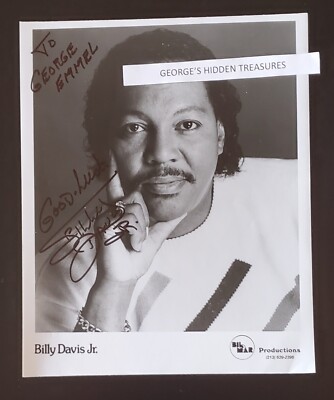 BILLY DAVIS JR signed autographed B&W 8x10 -- 5th Dimension | eBay