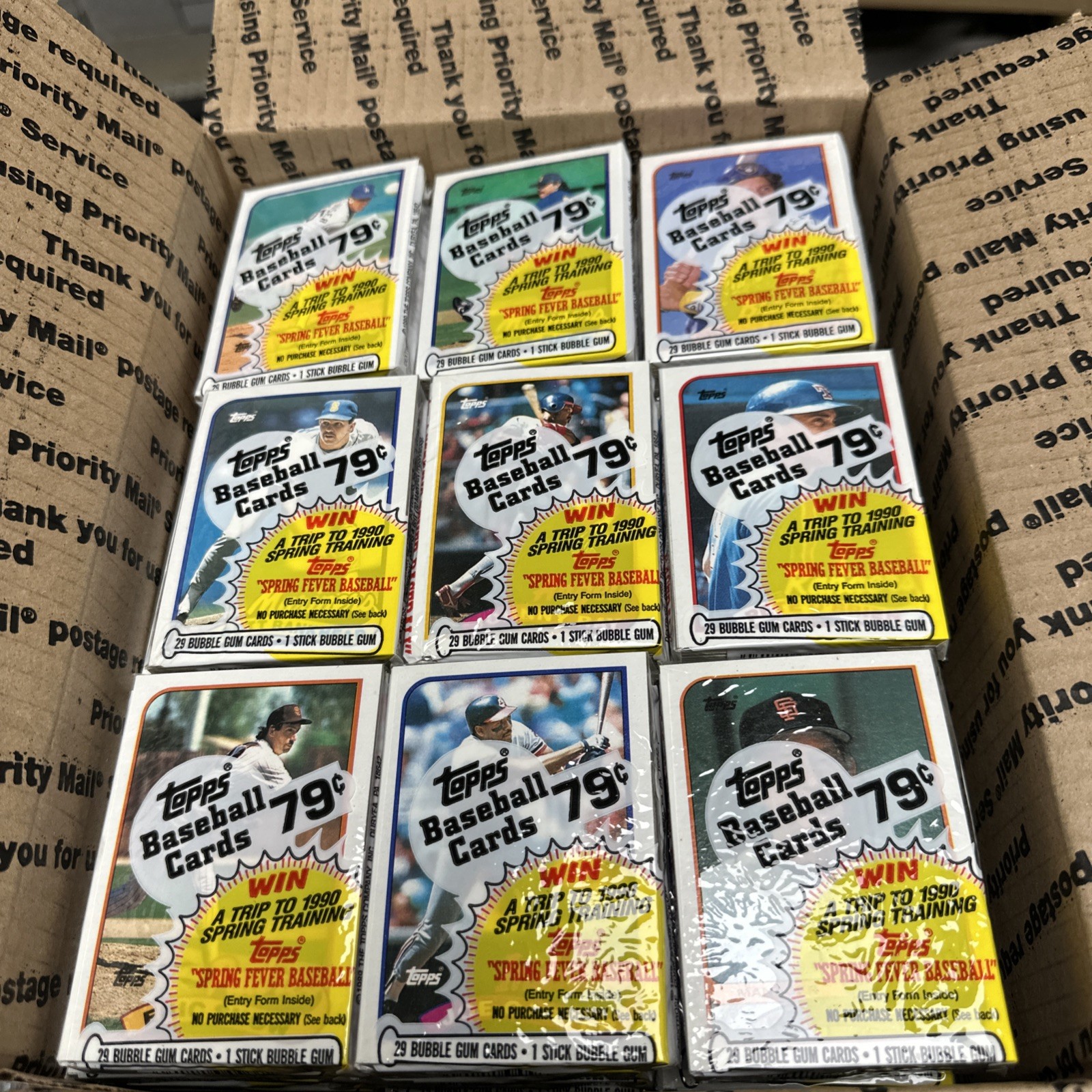 72-1989 Topps Baseball Cello Pack Lot Sealed Randy Johnson RC | eBay