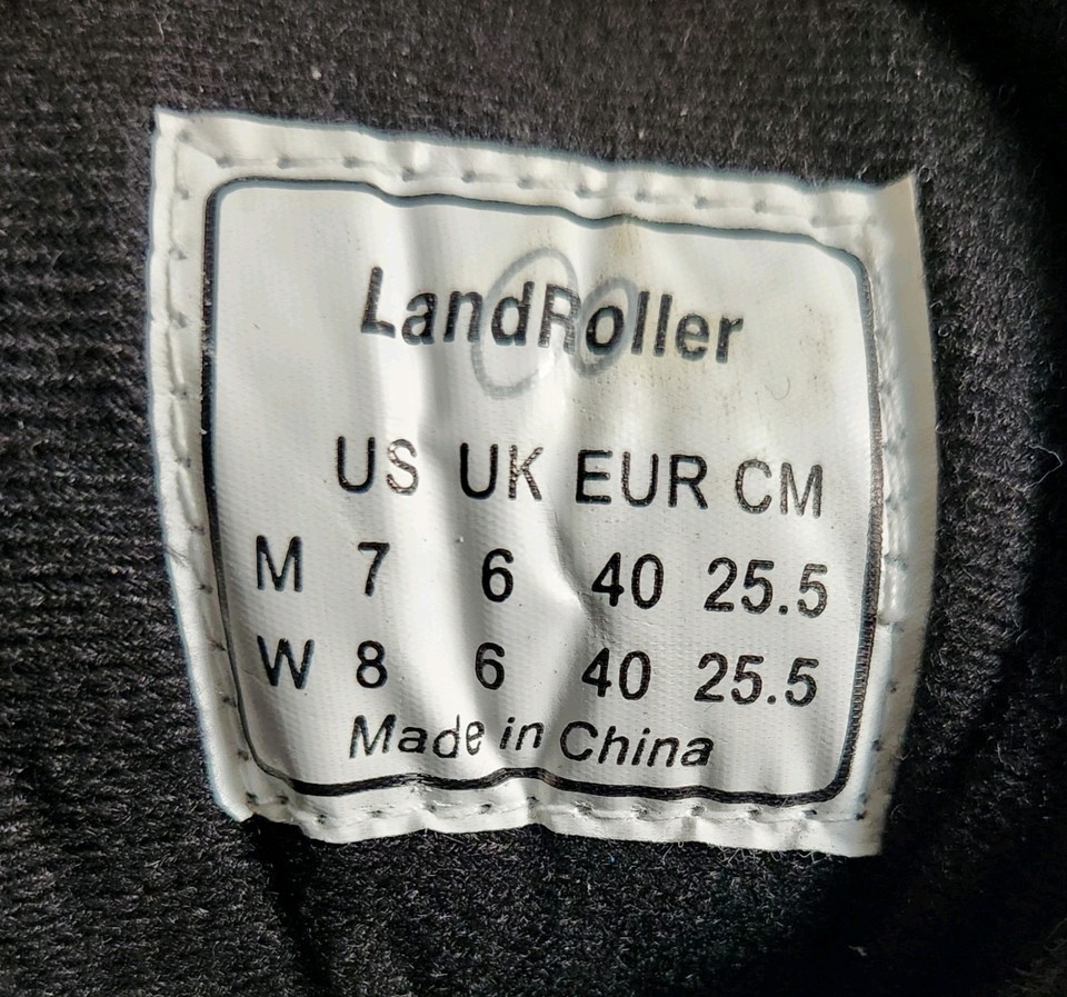 LANDROLLER MOJO Men's 7 Women's 8 Angled Wheel Inline Skates ...