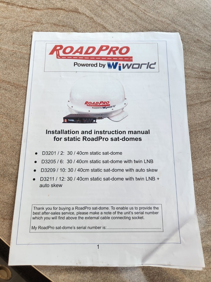 RoadPro, Camos Satellite Dome 65cm | eBay UK