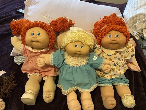Cabbage Patch & Raggedy Ann Andy - Vintage Handmade Dolls - Lot Of 7 | eBay