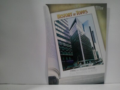 2011 Topps History of Topps 1994 Topps moves from Brooklyn to NYC #HOT ...