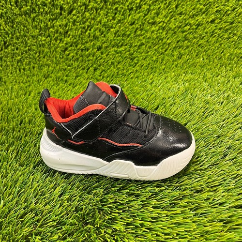 Nike Air Jordan Stay Loyal Boys Size 9C Black Red White Athletic Shoes ...