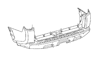 Genuine Toyota 4Runner 2014-2020 Rear Bumper Cover 5215935922 OEM | eBay