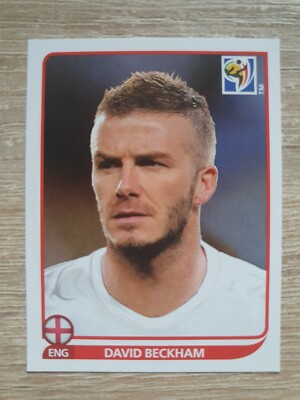 Panini WM 2010 David Beckham Coca Cola without Number England World Cup ...
