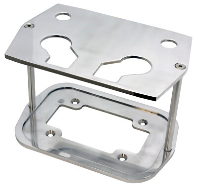 SMOOTH POLISHED BILLET ALUMINUM OPTIMA GROUP 34-78 BATTERY TRAY - CHEVY ...