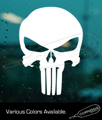 Punisher STICKER VINYL STICKERS DECAL 2nd AMENDMENT CASTLE SKULL | eBay