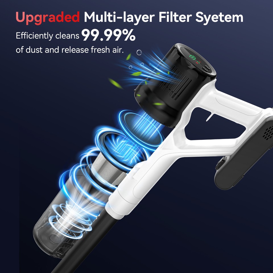 Neobot V10 Intelligent Cordless Vacuum Cleaner丨Self-Standing丨50 Mins ...