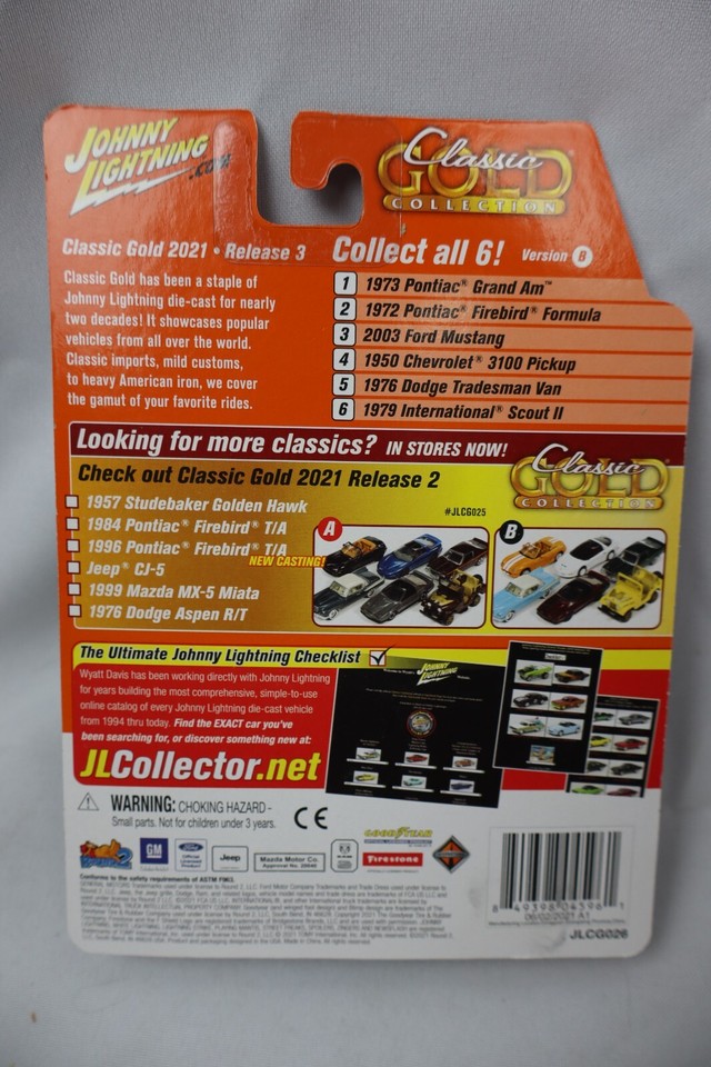 JOHNNY LIGHTNING 1950 Chevy 3100 Pickup 3B 1:64 HTF NEW from 2021 ...