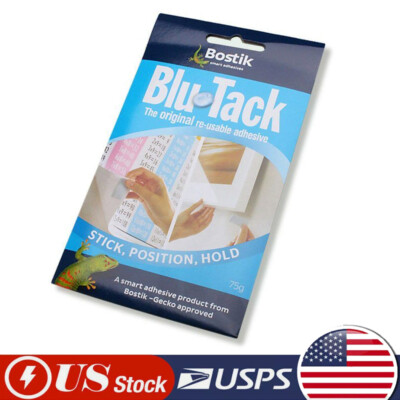 Bostik Blu-Tack BluTack The Original Reusable Adhesive Stick Position ...