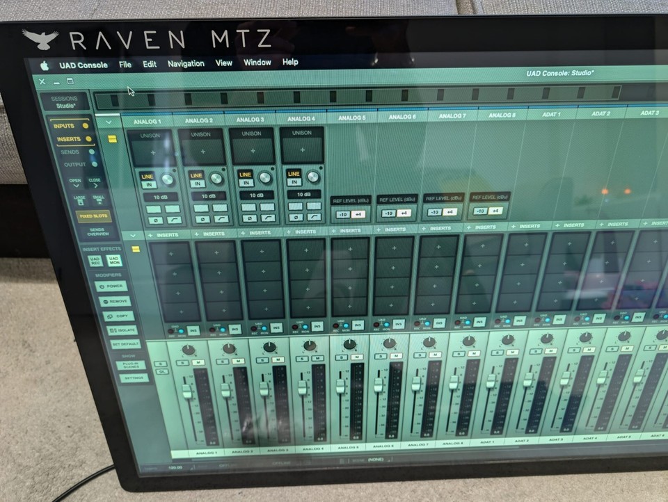 Slate Audio Raven MTZ 43 Inch Touch Screen DAW Controller Console | eBay UK
