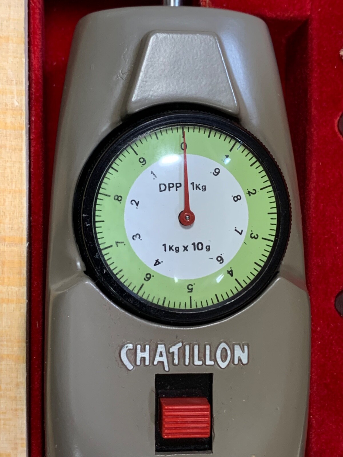 CHATILLON MECHANICAL FORCE GAUGE MODEL DPP-1KG With Wooden Box | eBay