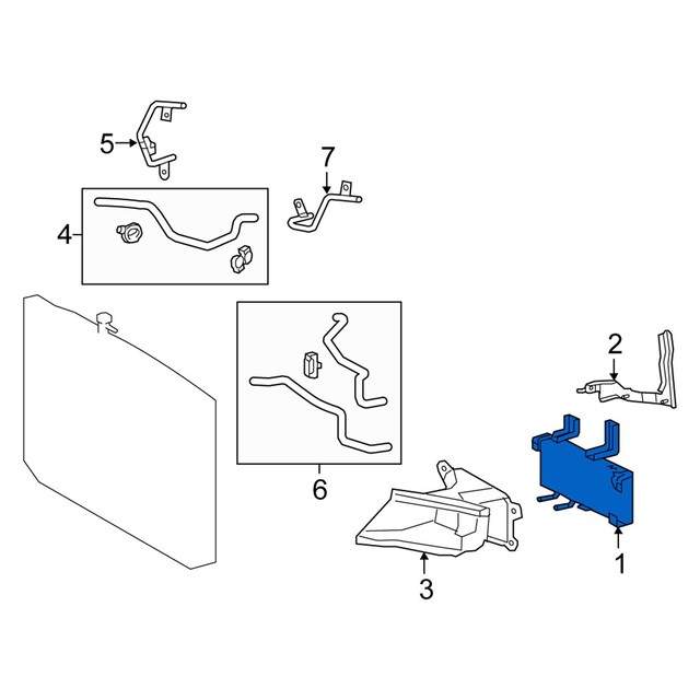 Transmission Oil Cooler 32910-0e040 Fits 2017 Lexus Rx350 OEM for sale ...