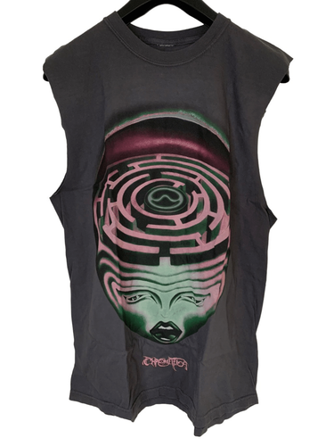 NEW Lady Gaga The Chromatica Ball tank top gray men's unisex size large ...