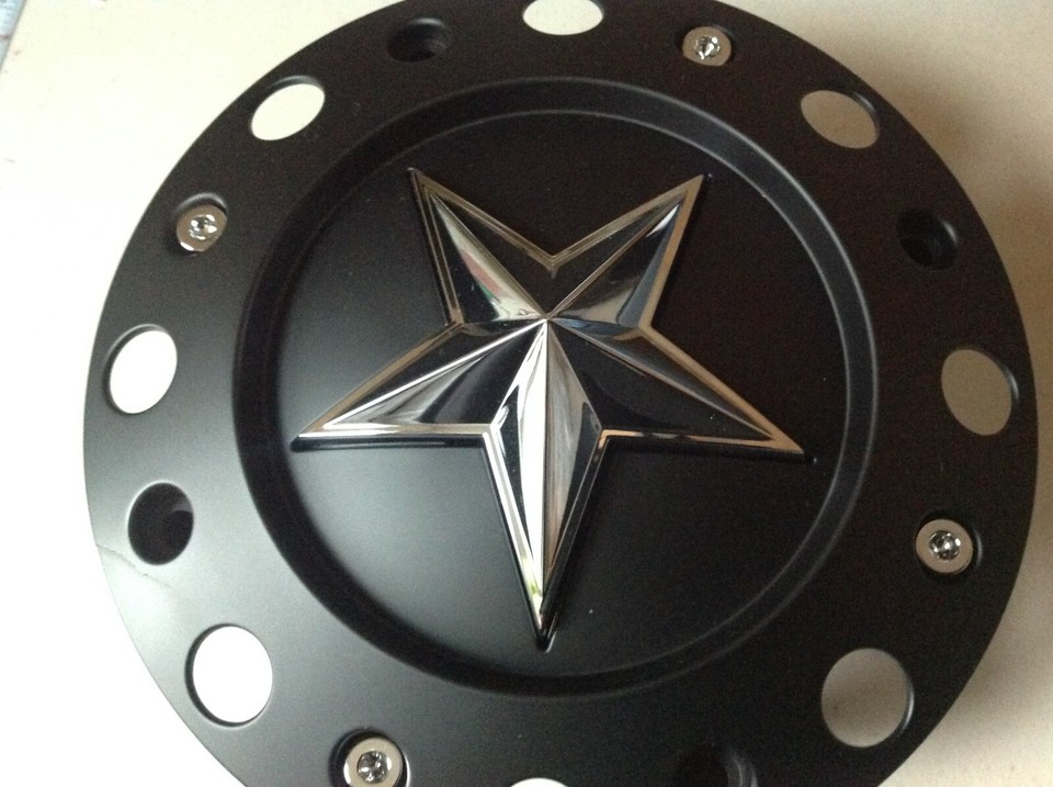 KMC XD RockStar BLACK Center Hub CAP XD775 17x9 18x9 20x10 RIMS 1000775 ...