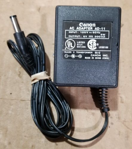 Genuine Canon AD-11 AC Power Adapter Charger Transformer Output 6V 6 ...