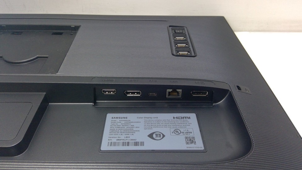 Samsung S27A600UUN 27” S60UA QHD USB-C Monitor, HDMI VGA, No Stand | eBay