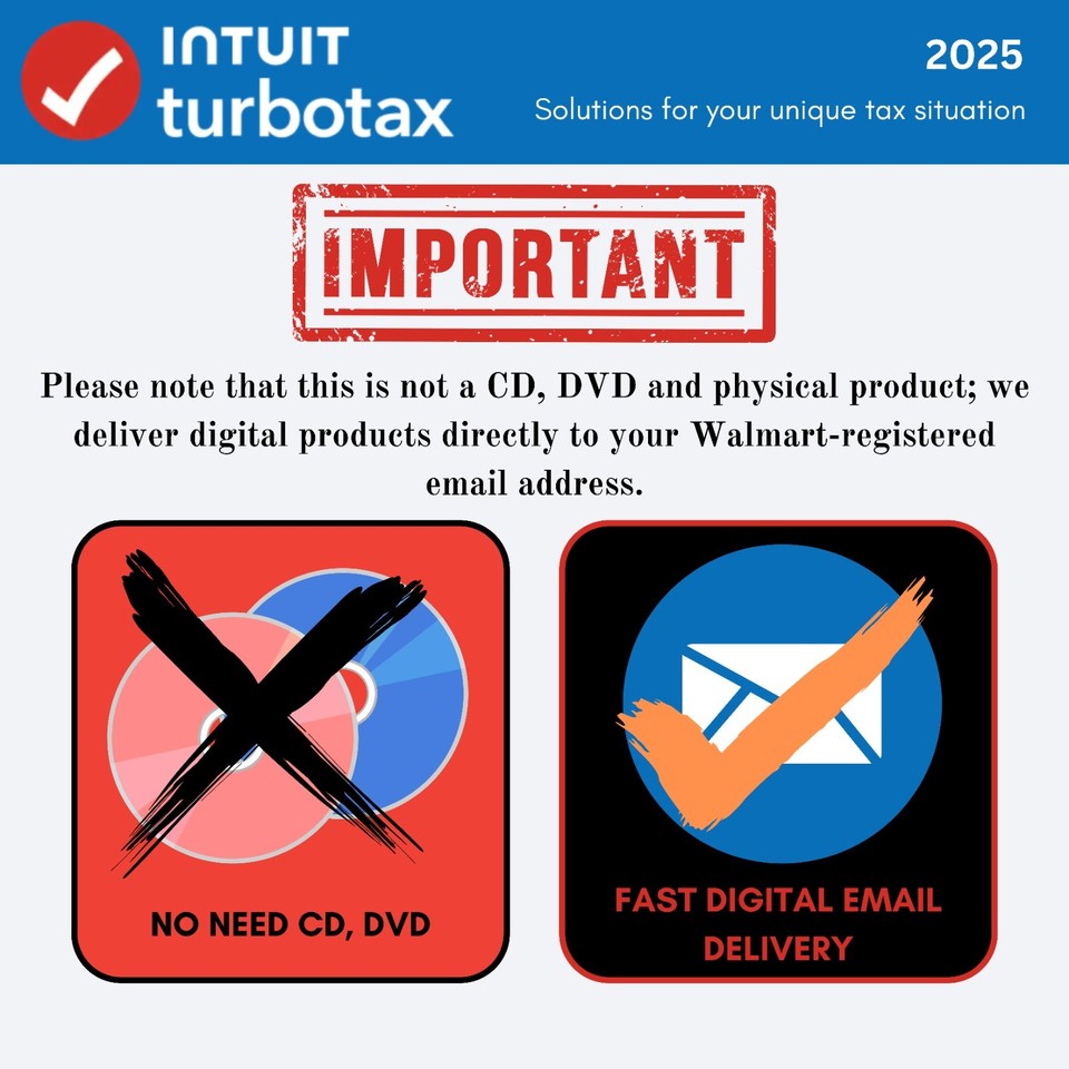 [NEW VERSION] TurboTax Deluxe 2025 PC/Mac Download - e-mail Delivery ...