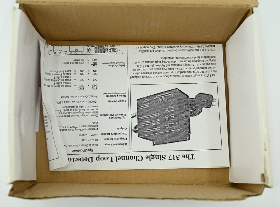 Commercial Electronics CE Model 317 Digital Loop Detector Drive Thru ...