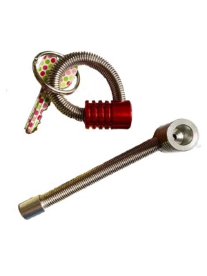 3.5 Key Chain Tobacco Pipe, bendable metal smoking pipe. | eBay