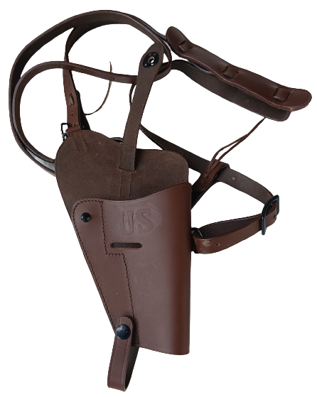 WWII US Army M7 Leather Shoulder Holster for Colt M1911 .45 acp Pistol ...