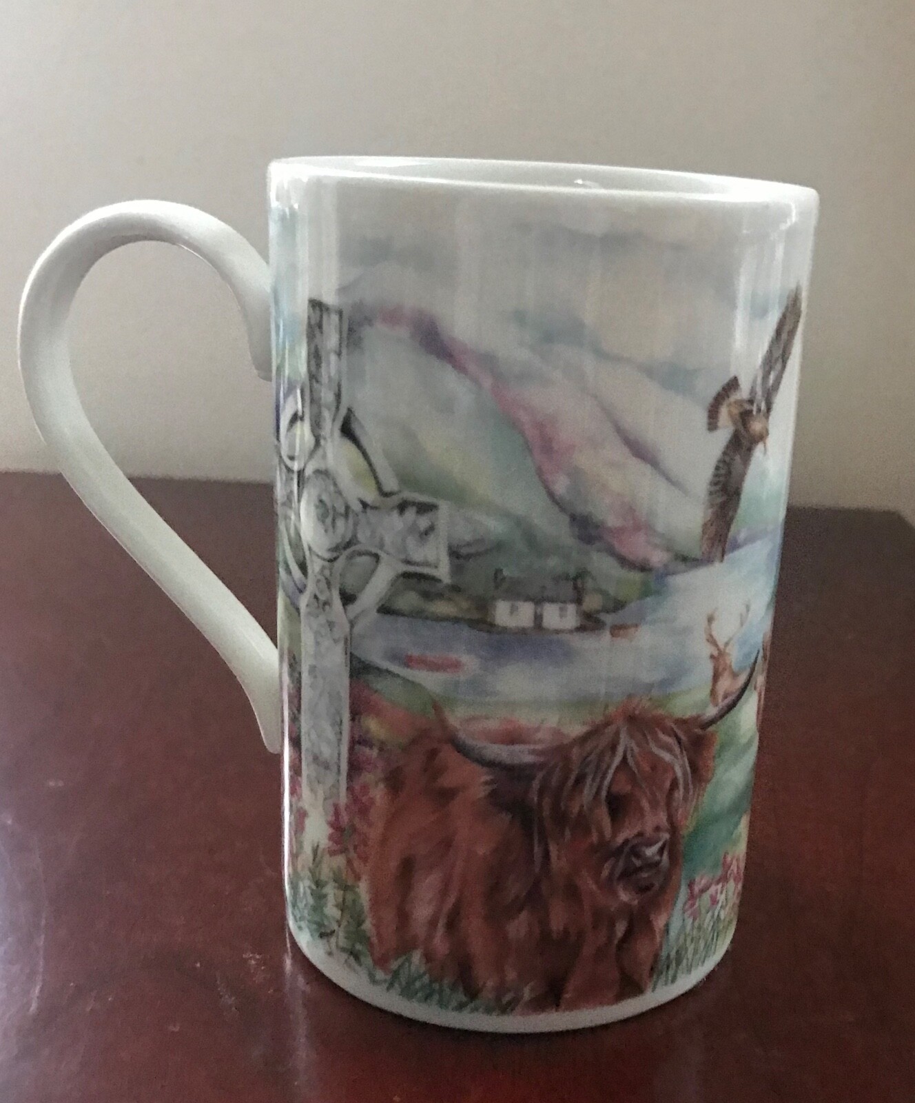 Dunoon Victorian Scotish Guard, Cross, Wildlife Coffee Cup Stoneware 10 ...