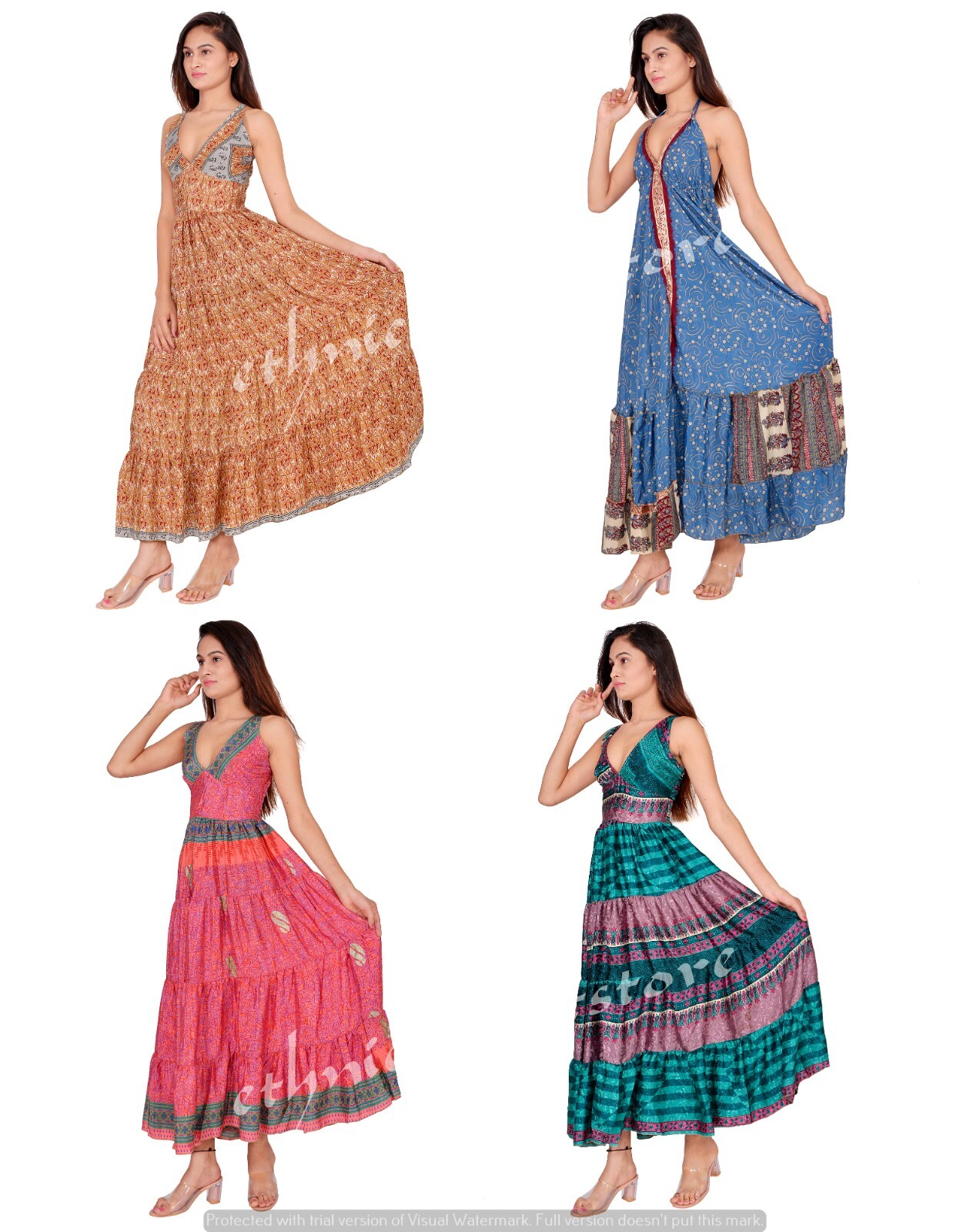 Wholesale Lot Women Summer Clothing Dress 10 PC Lot Assorted Boho ...