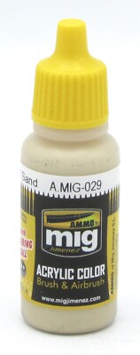 AMMO AMIG-0029 Desert Sand [17ml] (Acrylic Color) Modern Iraqi Army Tan ...